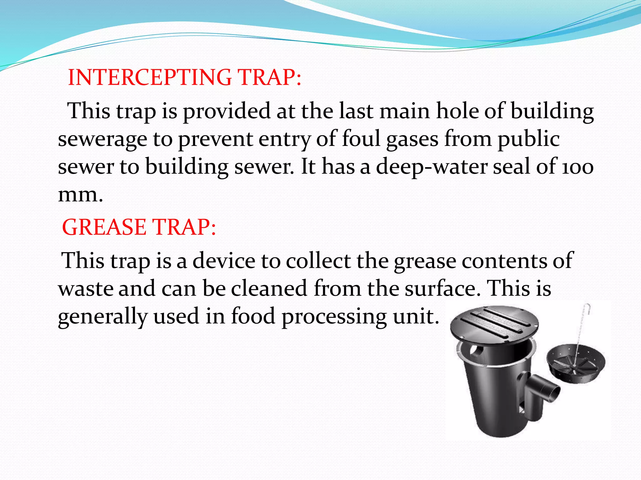 Types of traps | PPTX