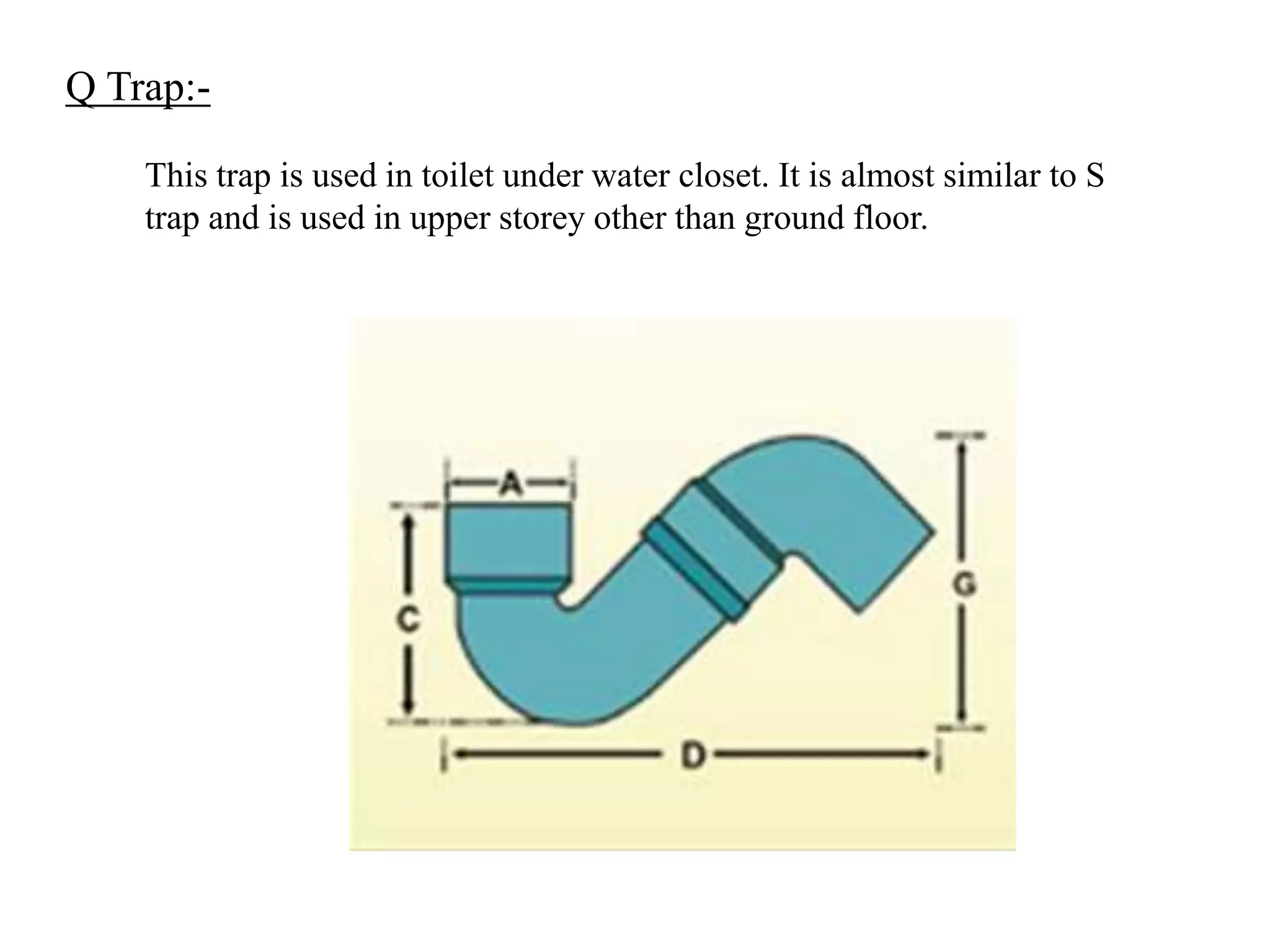 Types of traps used in house plumbing | PPTX