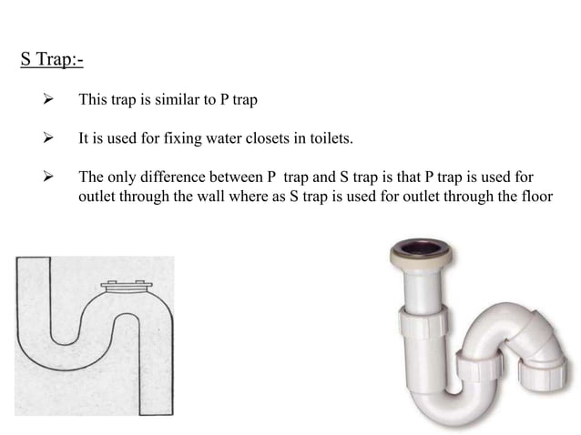 Types of traps used in house plumbing | PPTX