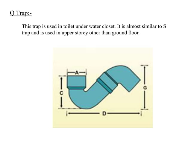 Types of traps used in house plumbing | PPTX