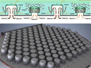 Types of trays in distillation tower | PPTX