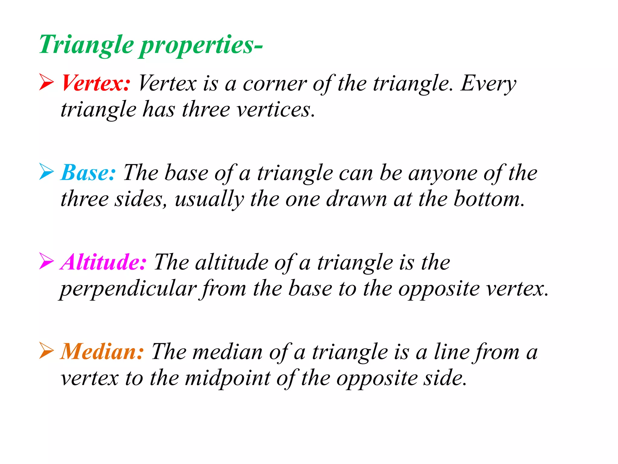 Types of triangles | PPTX