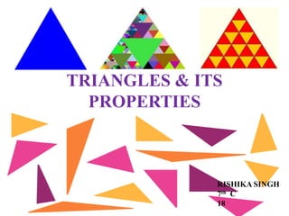 Types Of Triangles Poster