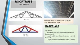 TYPES OF TRUSS | ARCHITECTURAL CONSTRUCTION | PPT
