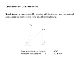 Types of truss, substitute member | PPTX