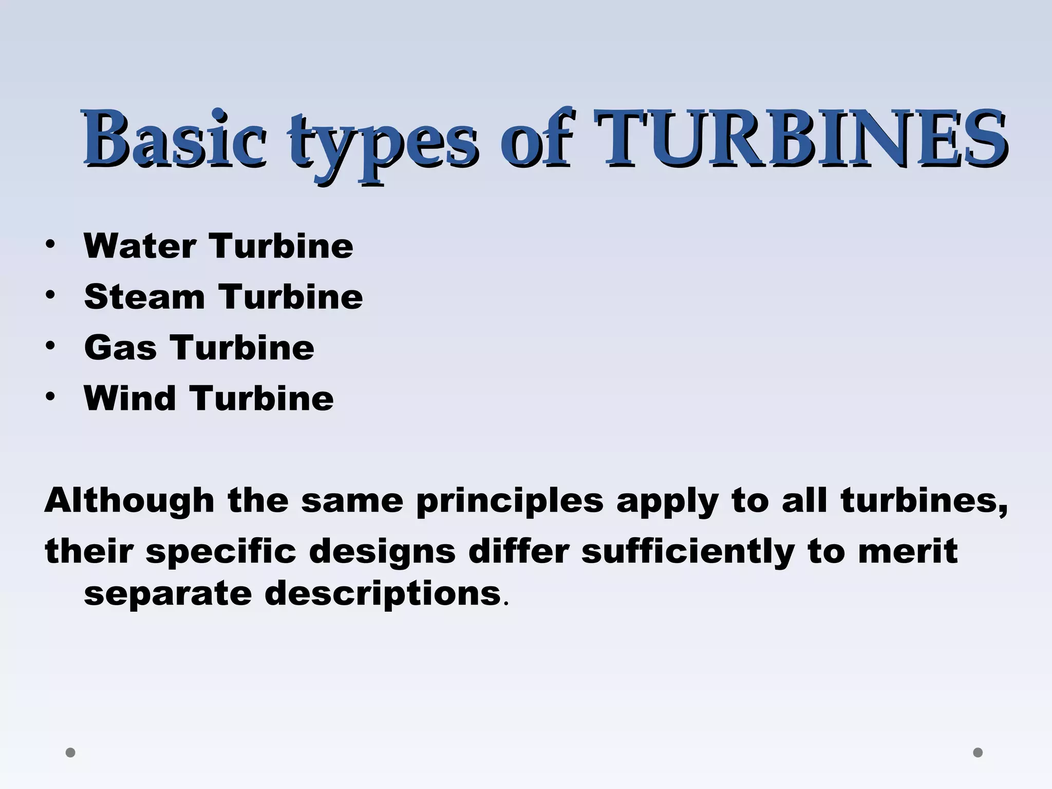 Types of turbine | PPT
