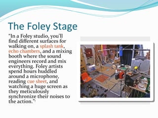 Types of tv and film sound | PPT