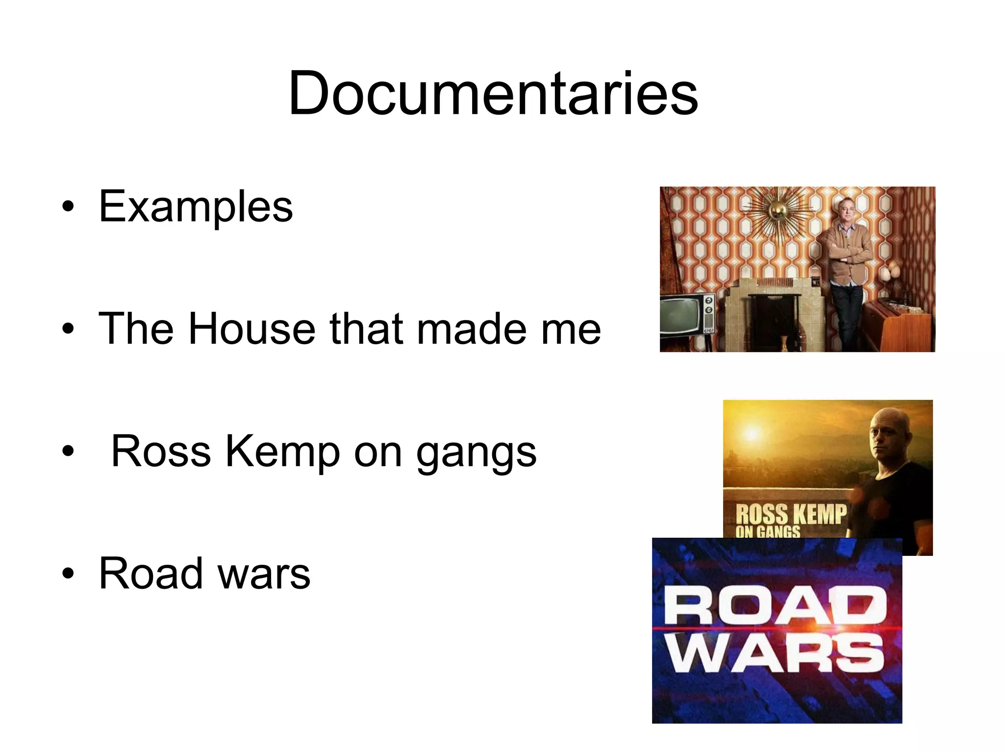 Types of tv shows | PPT