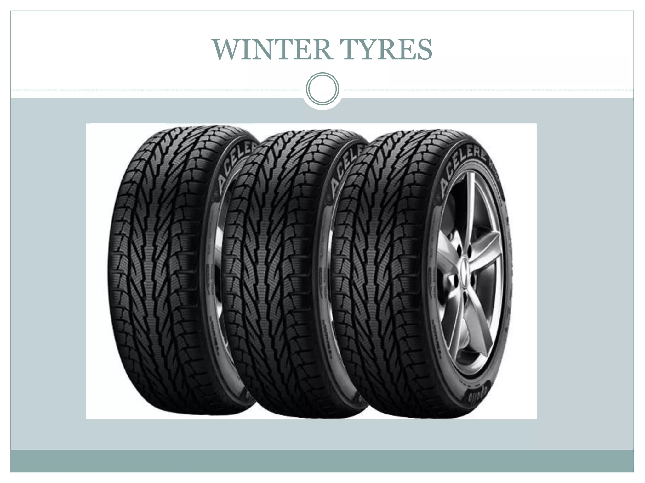 Types of tyres | PPTX