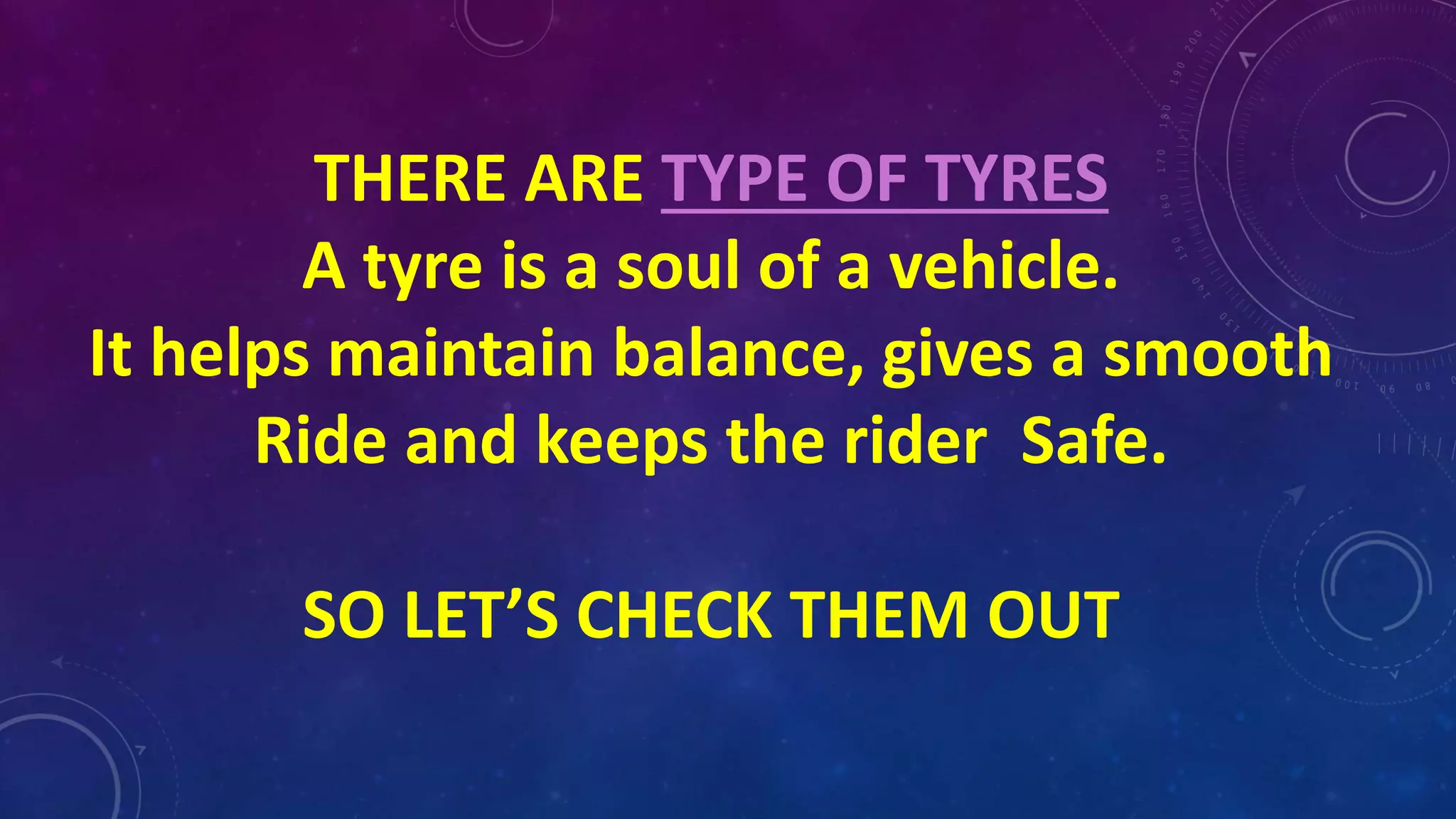 Types Of Tyres | PPT
