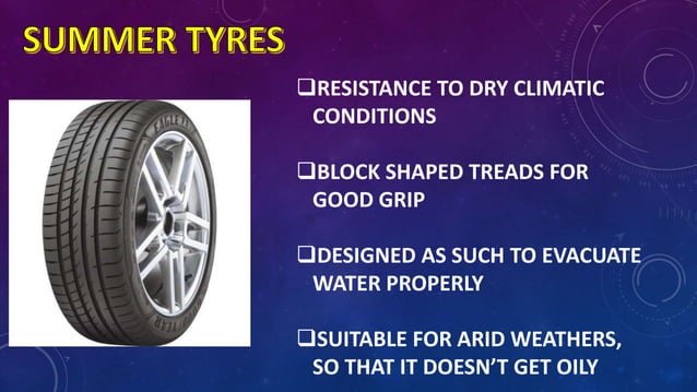 Types Of Tyres | PPTX