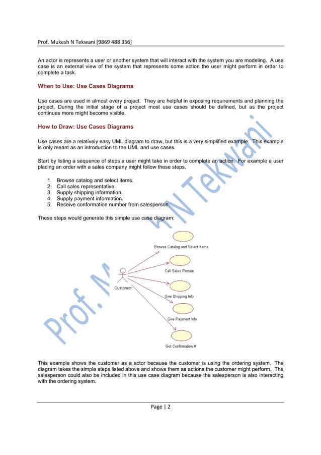 Types of UML diagrams | PDF
