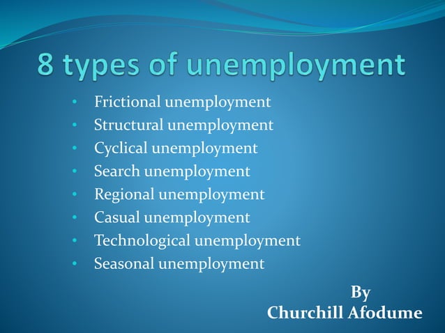 Types of unemployment | PPTX