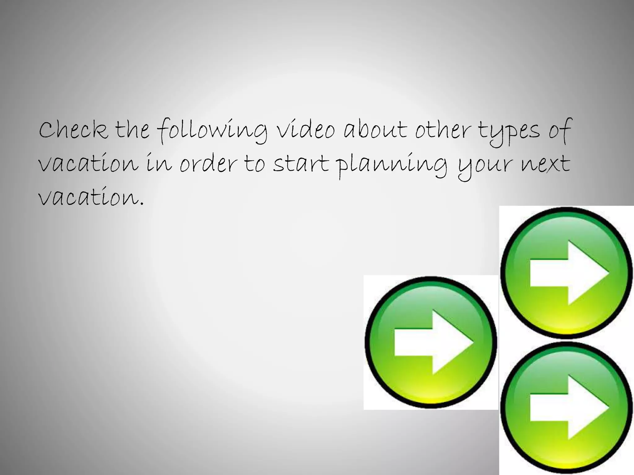 Types of vacation | PPTX