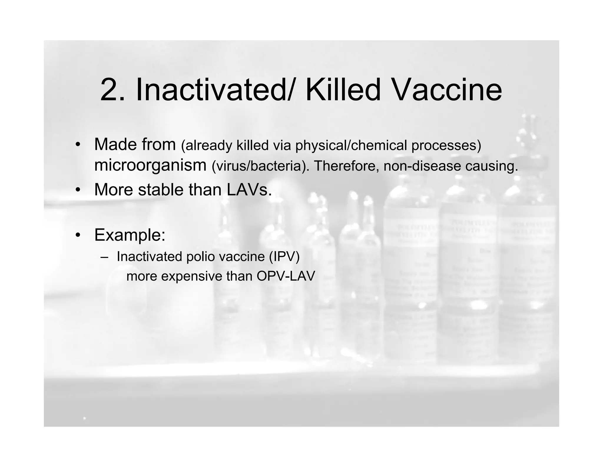 Types of vaccines | PDF