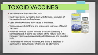 Types of vaccines | PPTX | Infectious Diseases | Diseases and Conditions