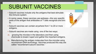 Types of vaccines | PPTX