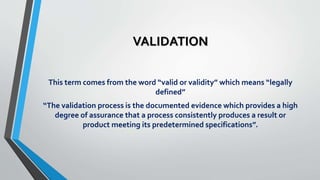 Types of Validation & its Aspects PPT.pptx