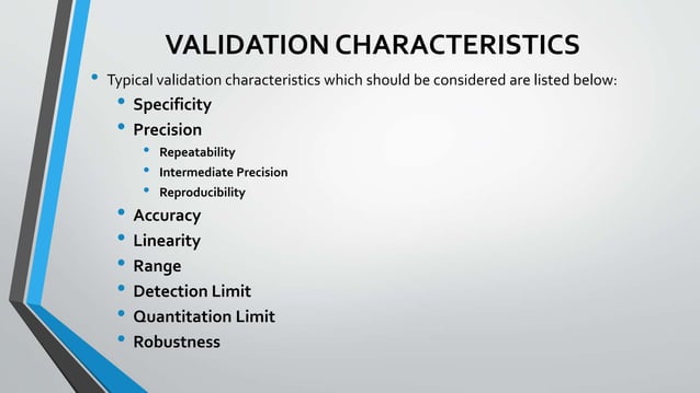 Types of Validation & its Aspects PPT.pptx | Chemistry | Science
