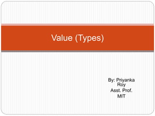 Types of value | PPTX