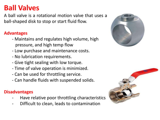 Types of valves | PPTX