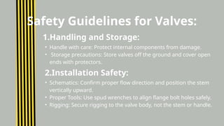 Types of valves used onboard ship presentation | PPTX