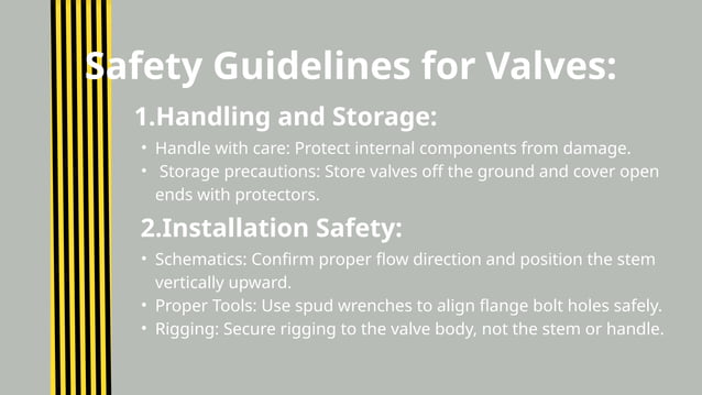 Types of valves used onboard ship presentation | PPTX
