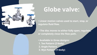 Types of valves used onboard ship presentation | PPTX