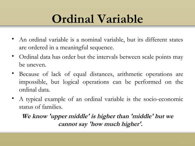 Types of variables-Advance Research Methodology | PPT