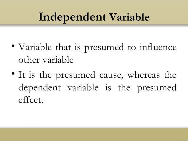 Types of variables-Advance Research Methodology