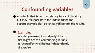 variables and statistics and vs relationship of variables types | PPTX