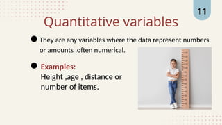 variables and statistics and vs relationship of variables types | PPTX