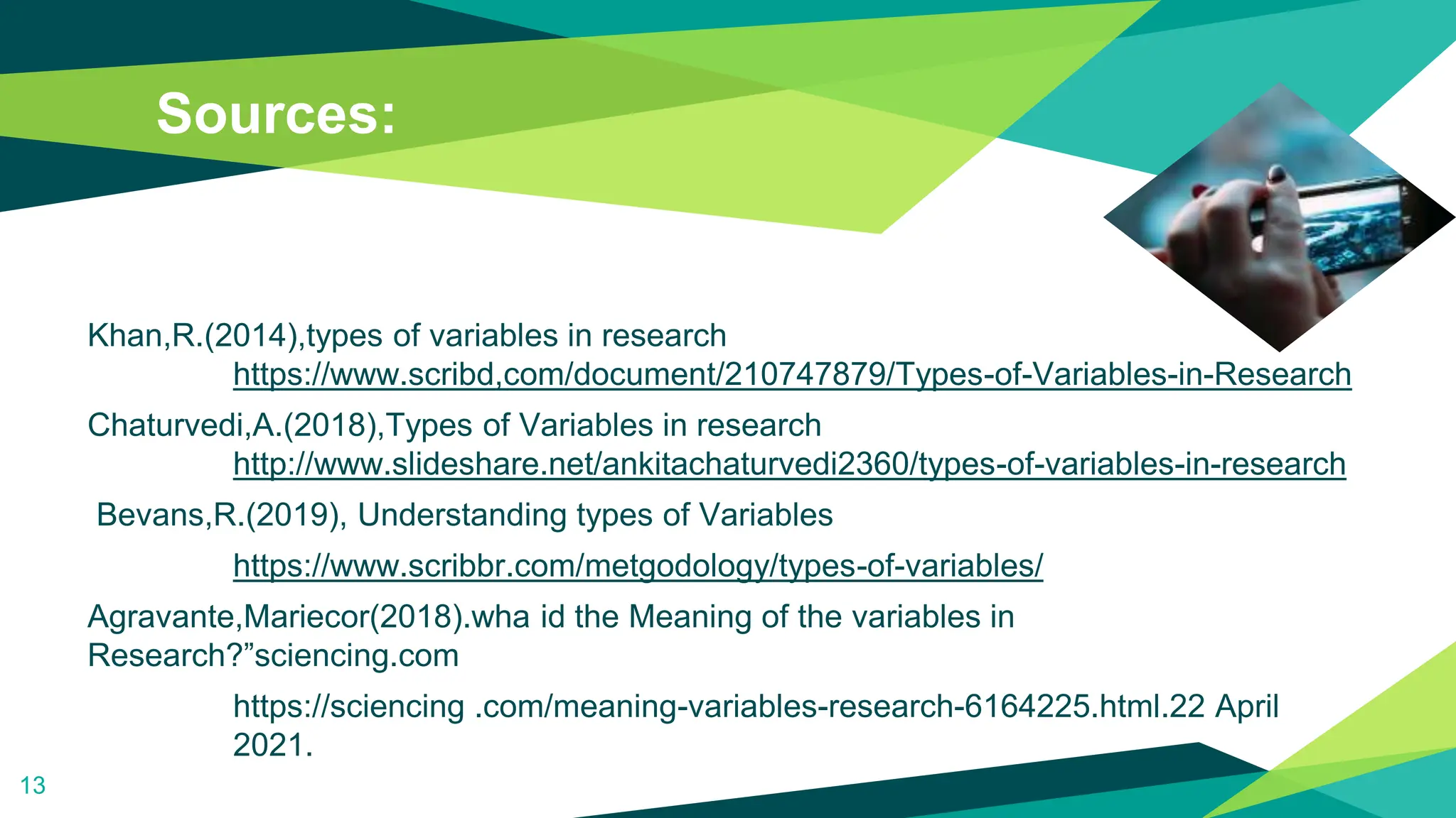 types of variables.ppt a research presen | PPT | Free Download