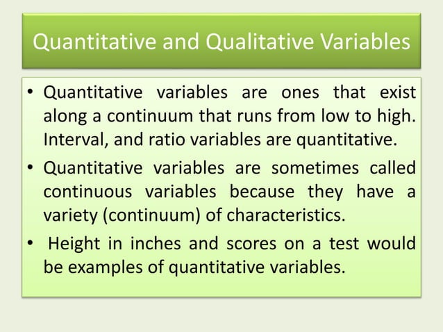 Types of variables in research | PPTX