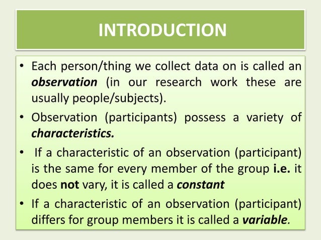 Types of variables in research | PPTX