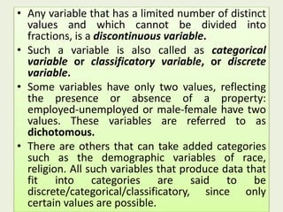 Types of variables in research | PPT