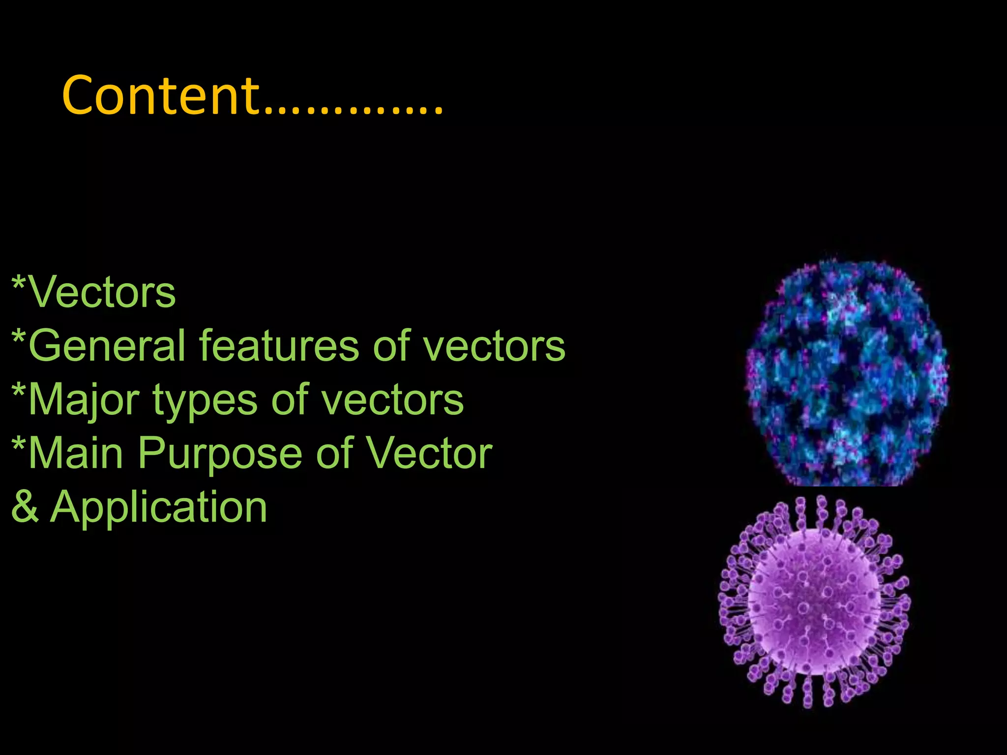 Types of vector | PPTX