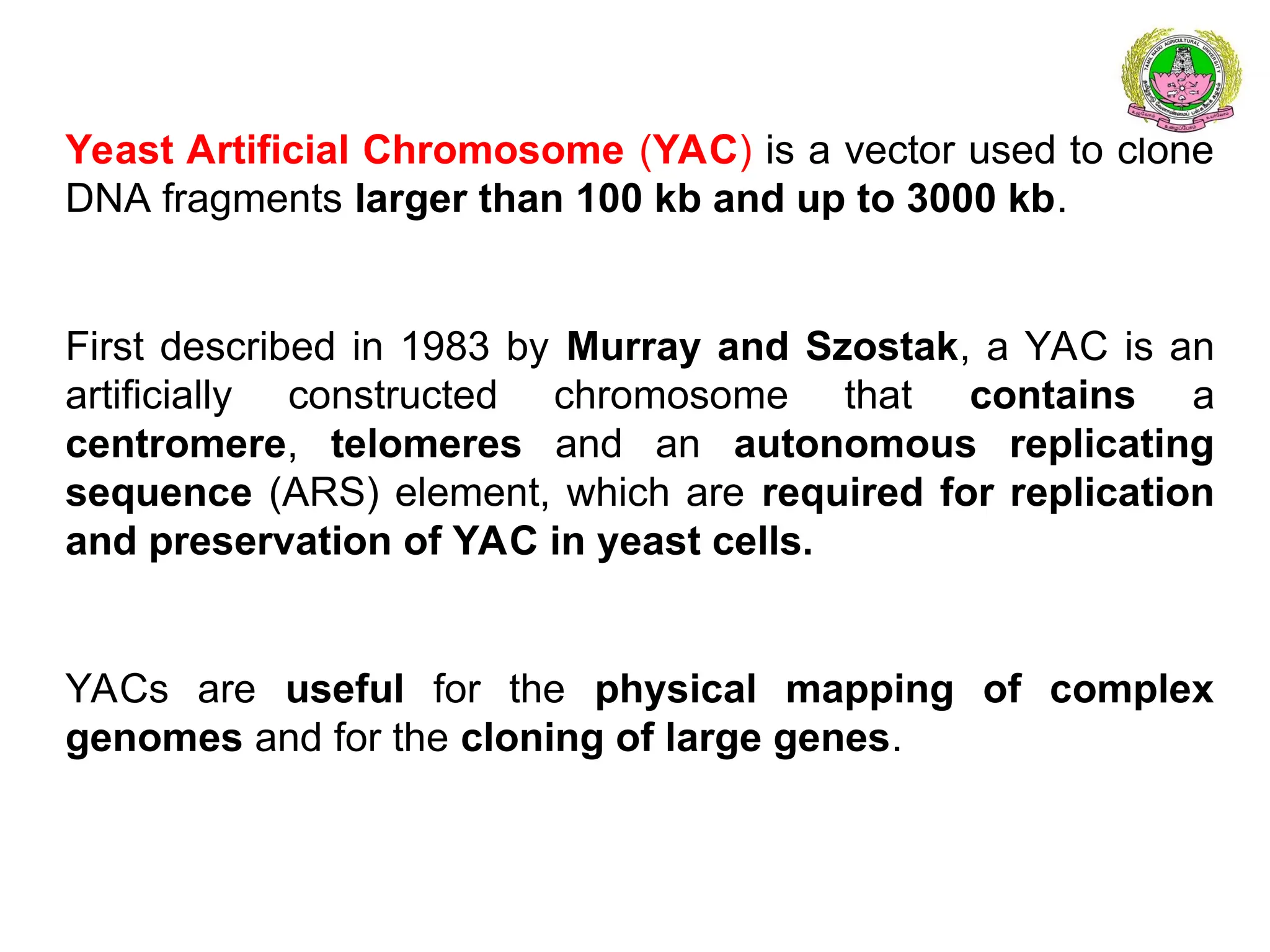 Types of cloning Vectors for gene transfer | PPT
