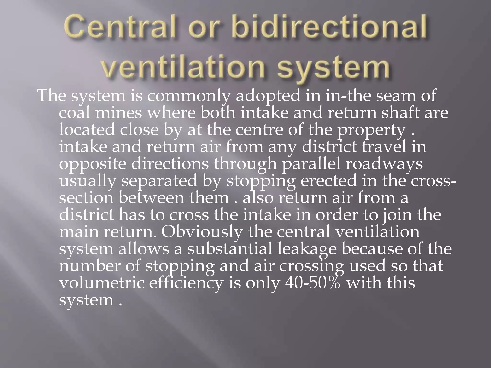 Types of ventilation system | PPTX