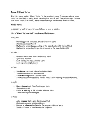 Types of verb1 | DOCX