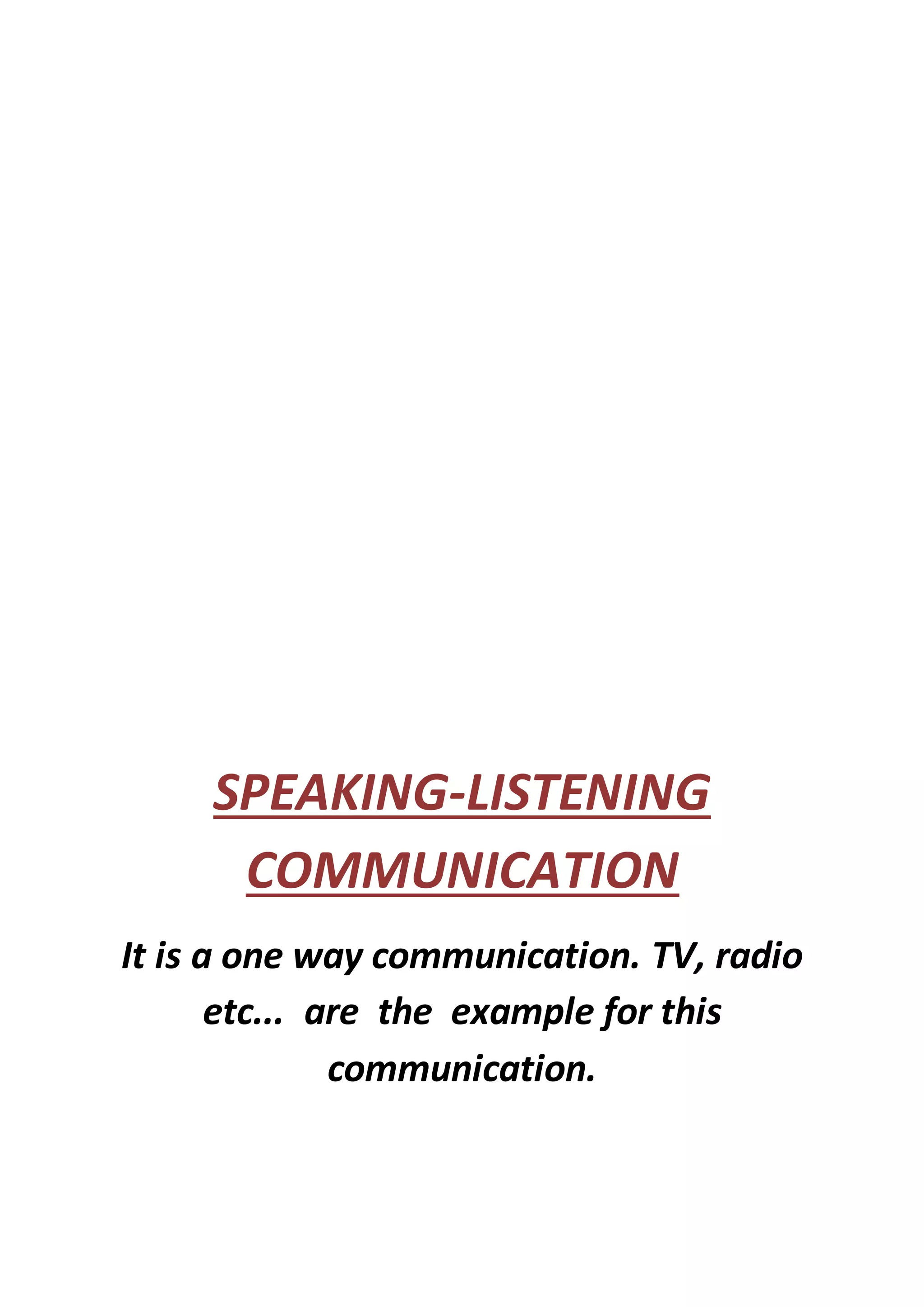 Types of verbal communication manju ppt | PDF