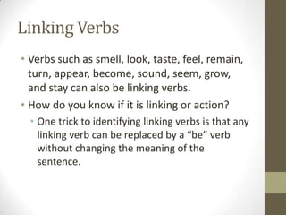 Types of Verbs | PPTX