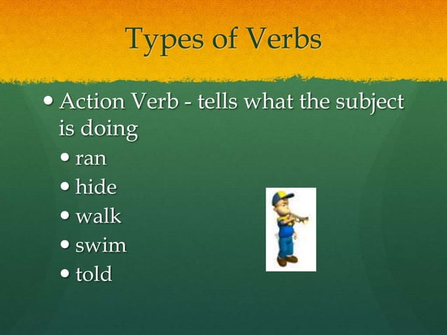 Types of verbs | PPTX