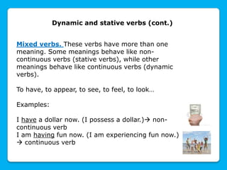 Types of verbs according to form | PPTX