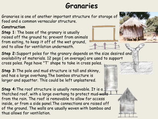 Types of vernacular buildings | PPTX