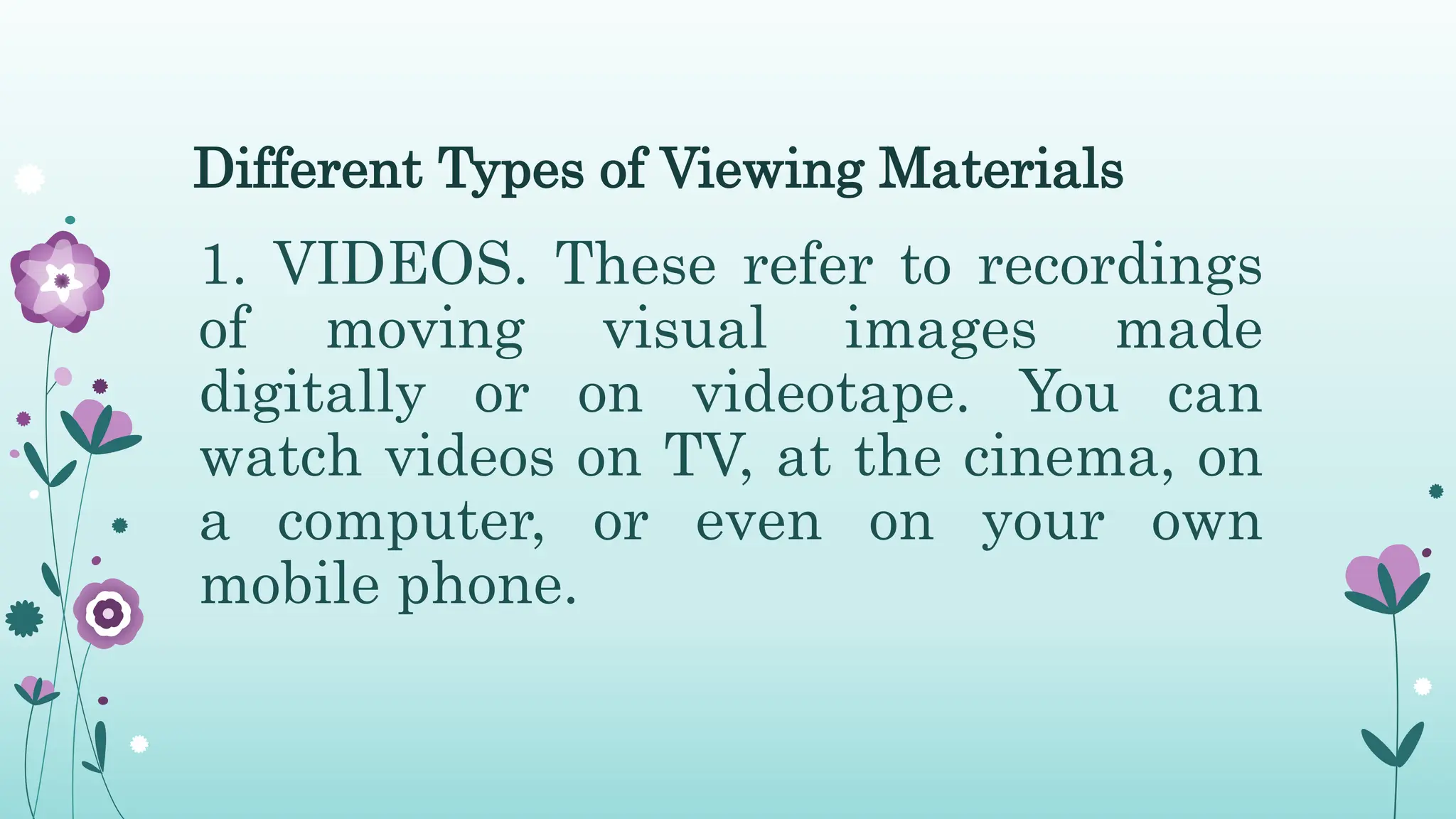 English 5 types of viewing materials.pptx