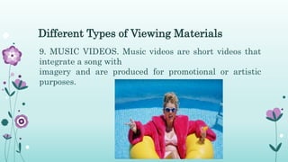 English 5 types of viewing materials.pptx