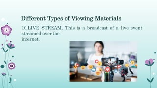 English 5 types of viewing materials.pptx