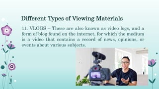 English 5 types of viewing materials.pptx
