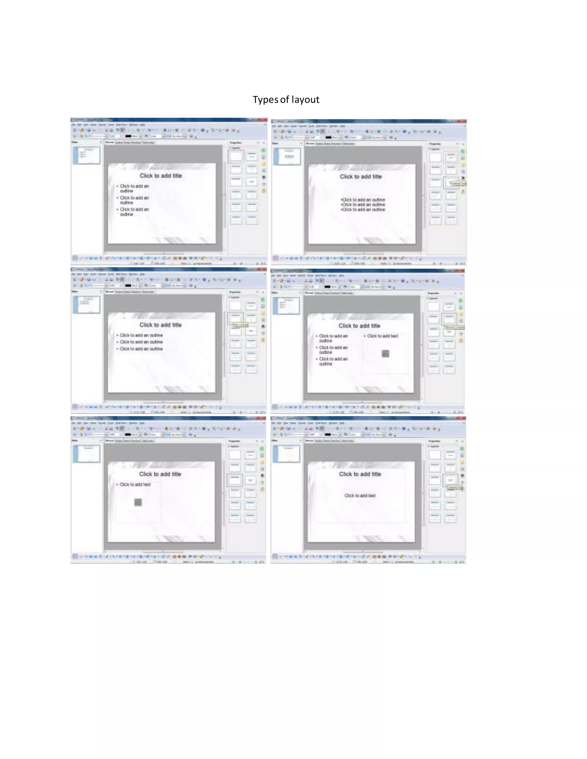 Types of views | DOCX